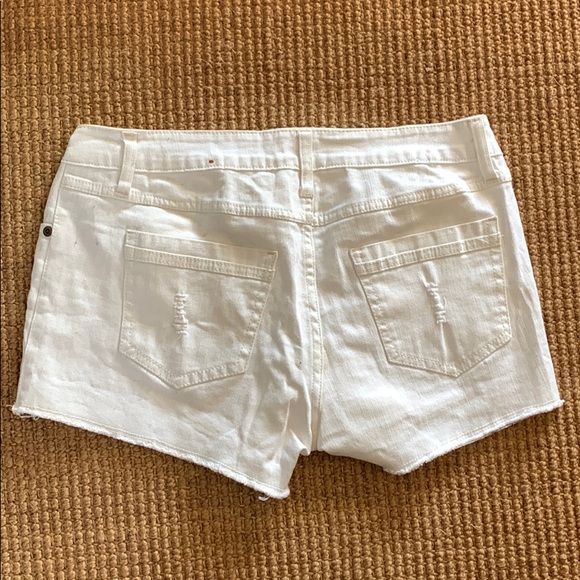 No Boundaries | Shorts | Summer Cute Cut Off White Shorts | Poshmark